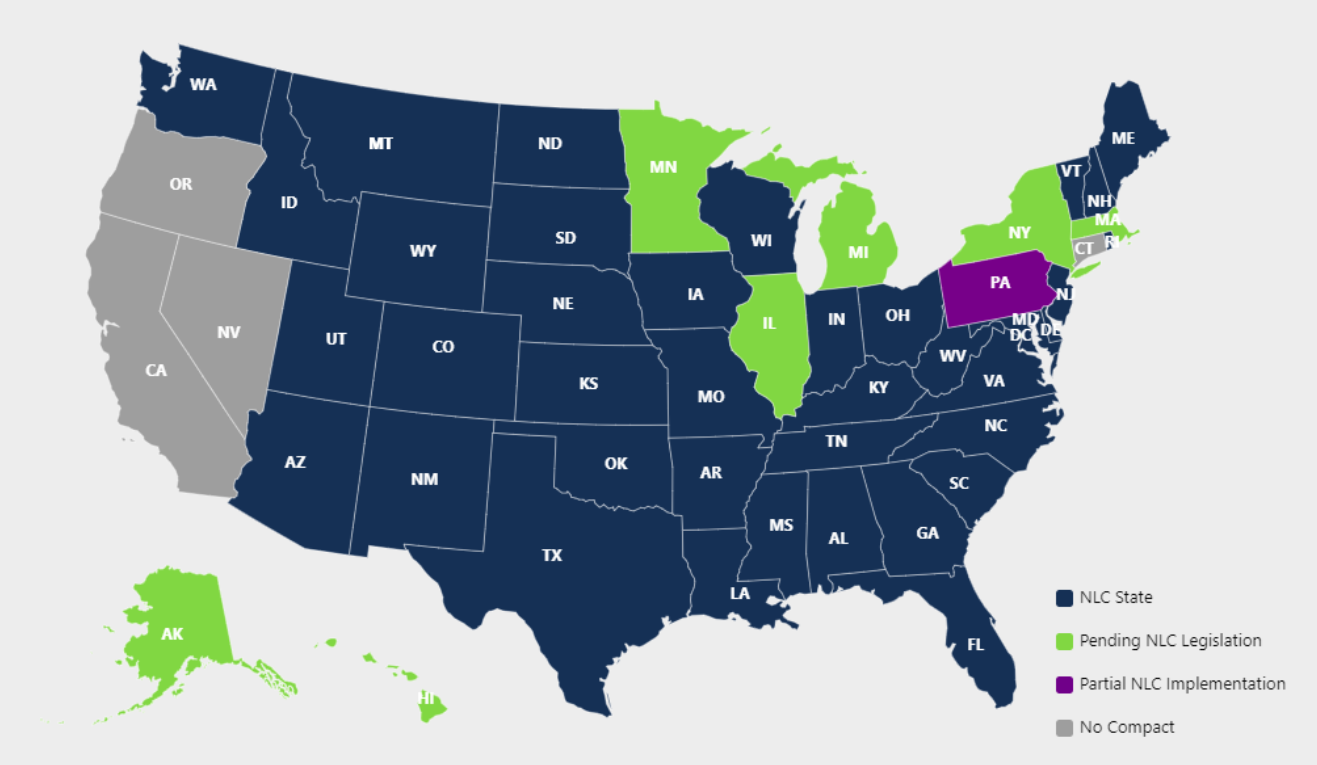 Nurse Licensure Compact (NLC) - All Medical Personnel